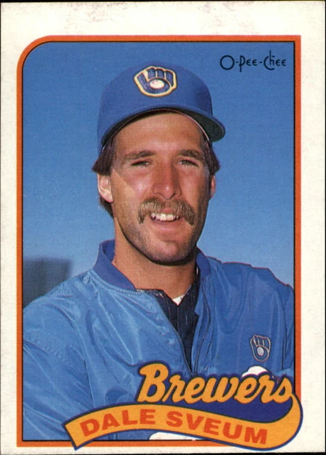 CARTE DE BASEBALL 1989 O-Pee-Chee Milwaukee Brewers #12 Dale Sveum EUR 1,66 - PicClick FR