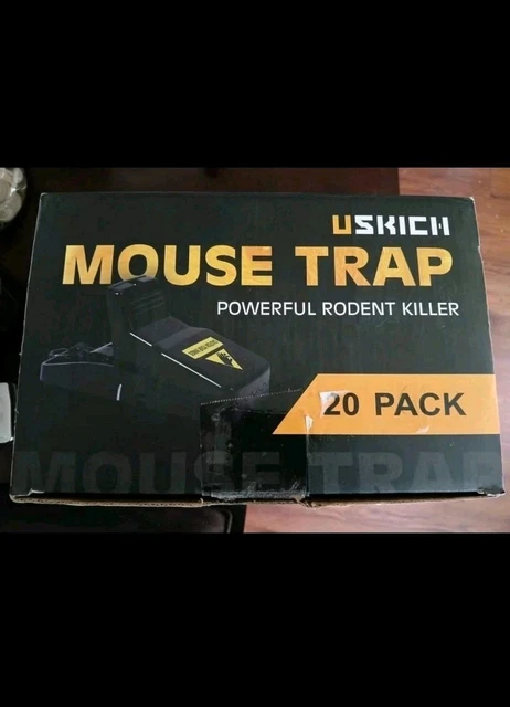 20 PACK MOUSE Traps Indoor for Home,Mice Traps for House,Reusable Mouse ...