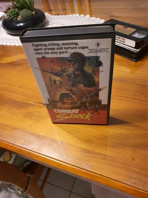 COMBAT SHOCK VHS 1984 Australian Delta VHS Video 80s Exploitation ...