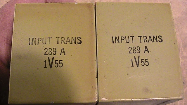 WESTERN ELECTRIC INPUT transformer 289A PAIR £143.28 - PicClick UK