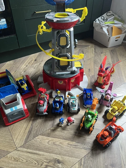 PAW PATROL MIGHTY Lookout Tower Playset & Dino Rescue Bundle £100.00 ...
