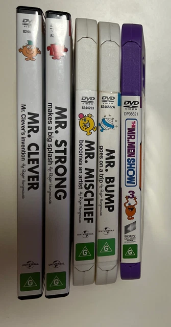 MR. MEN & Little Miss by Roger Hargreaves (DVD) PAL R4 GC (See ...