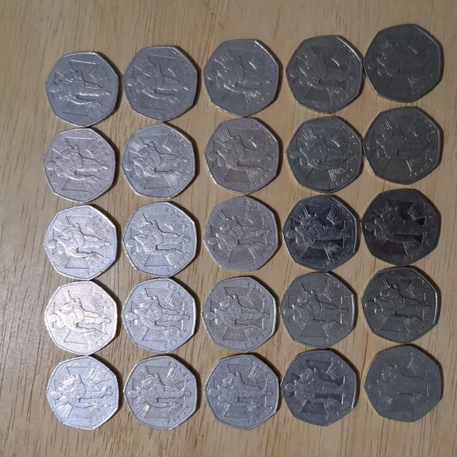 RARE FIFTY PENCE 50p Commemorative World War 2 ll Coin 2006 wounded ...