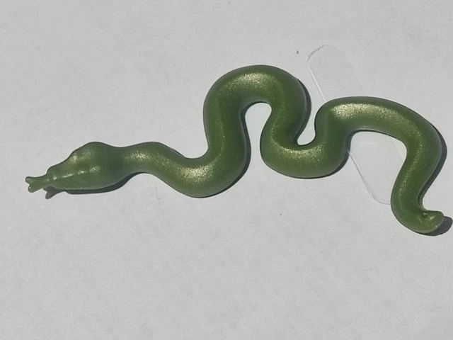 PLAYMOBIL FIGURINE PITON Grand Serpent Vert Désert Île Oasis Serpent ...