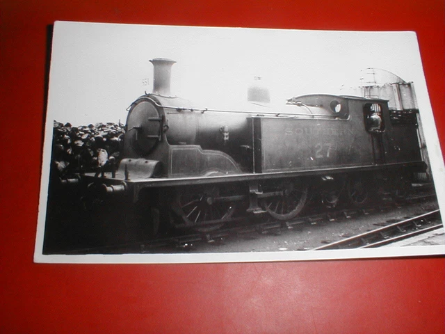 LOCO PHOTO LSWR SR BR 0-4-4T CLASS M7 No 27 £1.50 - PicClick UK