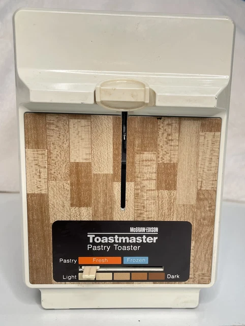 VINTAGE TOASTMASTER 2-SLICE Pop-Up Pastry Toaster Model B703 Chrome ...