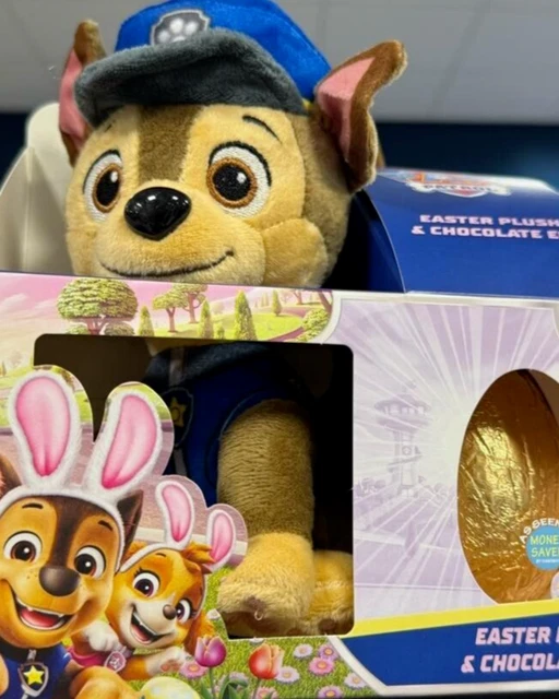 PAW PATROL MILK Chocolate Easter Egg With Soft Plush Toy Gift Set! *NEW ...