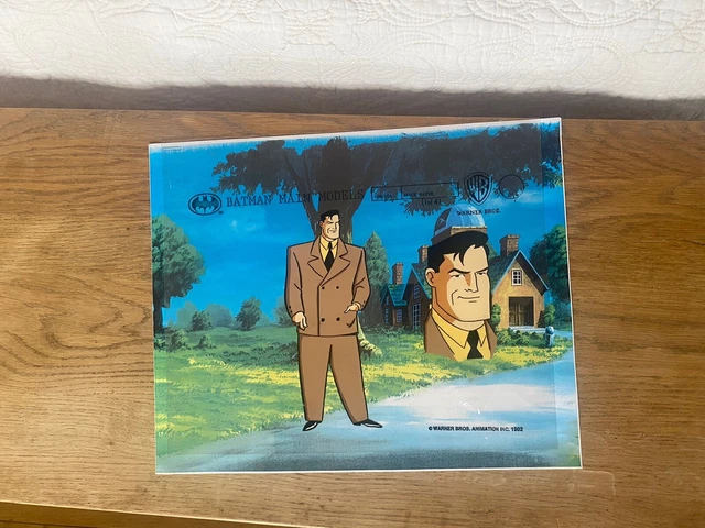 BATMAN THE ANIMATED series Bruce Wayne Model Sheet WB Studio Mint £145. ...