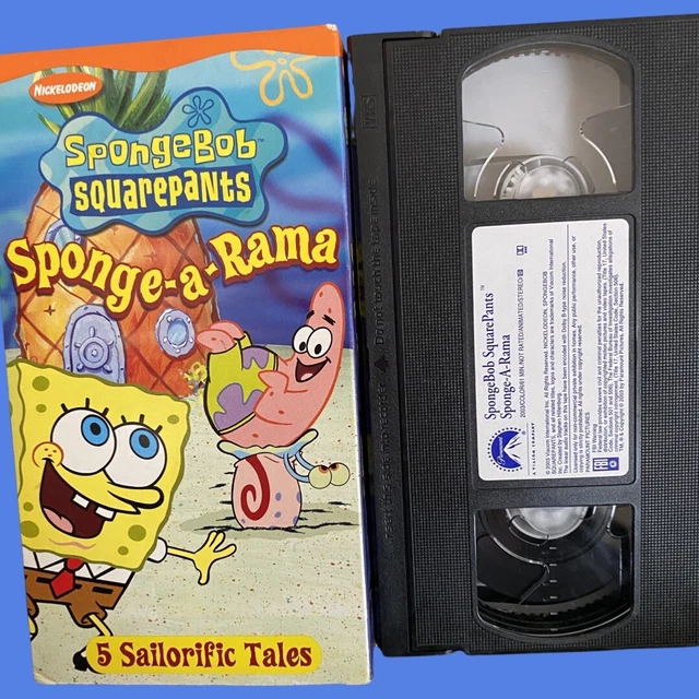 SPONGEBOB SQUAREPANTS - Sponge-A-Rama (VHS, 2003) Nickelodeon Tested ...