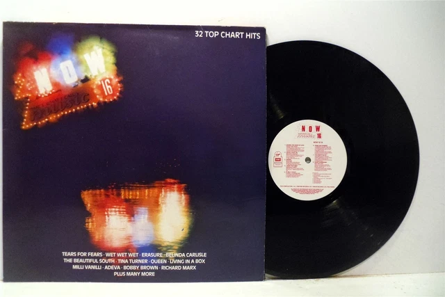 NOW THAT'S WHAT I CALL MUSIC VOLUME 16 various artists 2X LP EX/EX- NOW ...