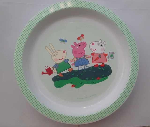 PEPPA PIG PLATE NEW Plastic peppa pig plate NEW £2.99 - PicClick UK