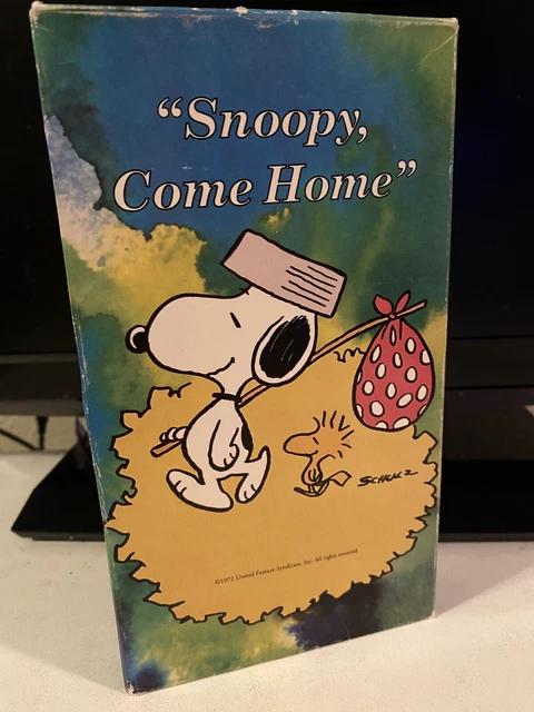 SNOOPY COME HOME 1972 Peanuts Charlie Brown (1992 VHS Release) £5.54 ...