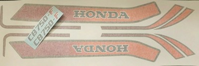 HONDA CB750F CB750FA Restoration Decal Set Red Model £76.64 - PicClick UK