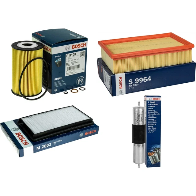 BOSCH INSPECTION SET Jeu de filtres adapté à BMW Série 3 Cabriolet 318i ...