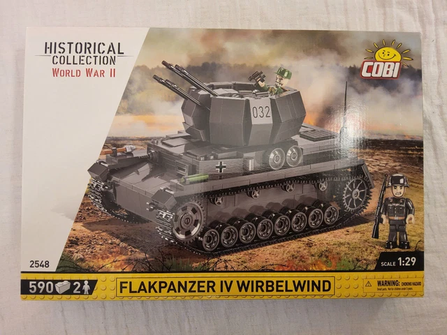 COBI HISTORICAL COLLECTION WW2 Flakpanzer IV Wirbelwind Bausatz (2548 ...