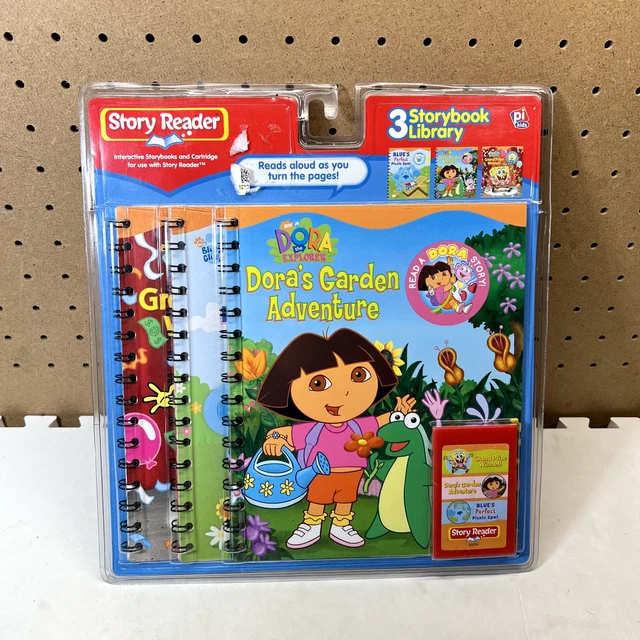 STORY READER NICK Jr Dora The Explorer 3 Storybook Library Cartridge ...