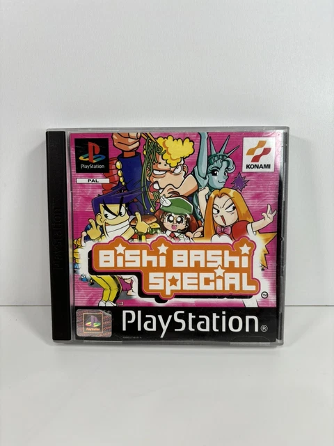 BISHI BASHI SPECIAL PS1 PlayStation One Black Label COMPLETE PAL 29.99 PicClick UK