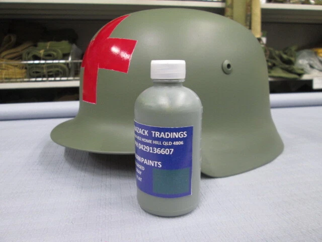 WW1 WW2 GERMAN Uniform Field Gray green "FLAT" drab paint 100ml £9.61 ...