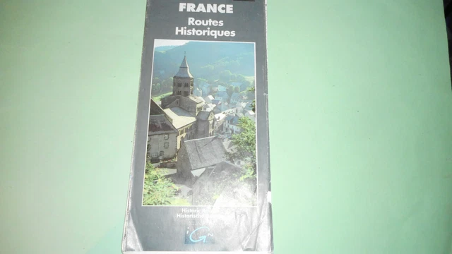 CARTE IGN SHELL 1 France 1994 Routes Historiques Maps Karte Cartolina ...
