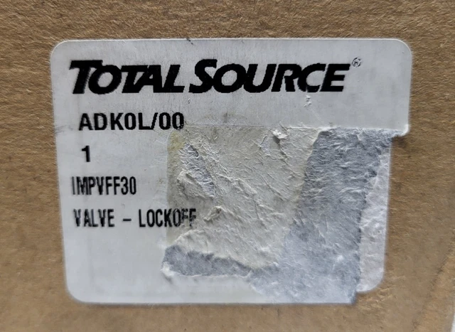 NOS FORKLIFT FUEL Lockoff Filter Valve Total Source IMPVFF30 Ref ...