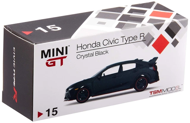 MINI GT HONDA Civic Type R (FK8) Cristal Noir (LHD) 1:64 Voiture EUR 19 ...