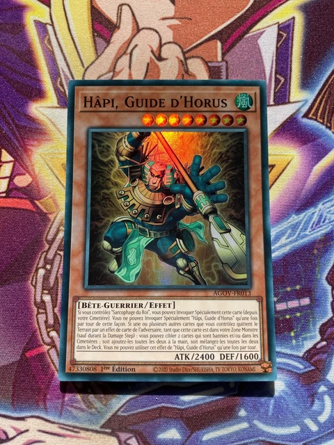 YU-GI-OH! HÂPI, GUIDE D'Horus AGOV-FR013 1st / Super Rare EUR 1,00 - PicClick FR