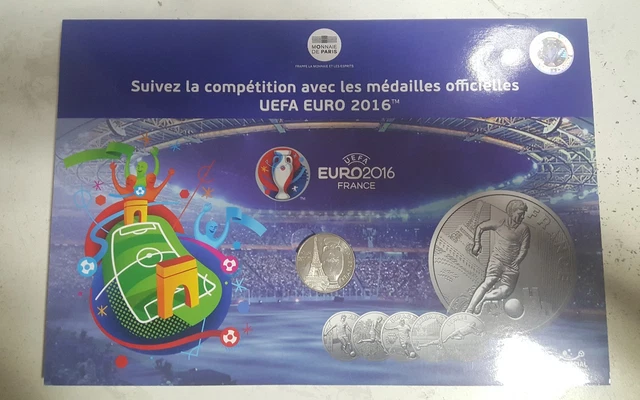 UEFA EURO 2016 France Offre Complète Album Collector + 24 Médailles EUR ...