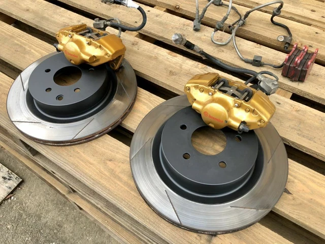 NISSAN SKYLINE R34 Gtr Gt-R Rear Brembo Brake Calipers & Discs Jdm 99 ...