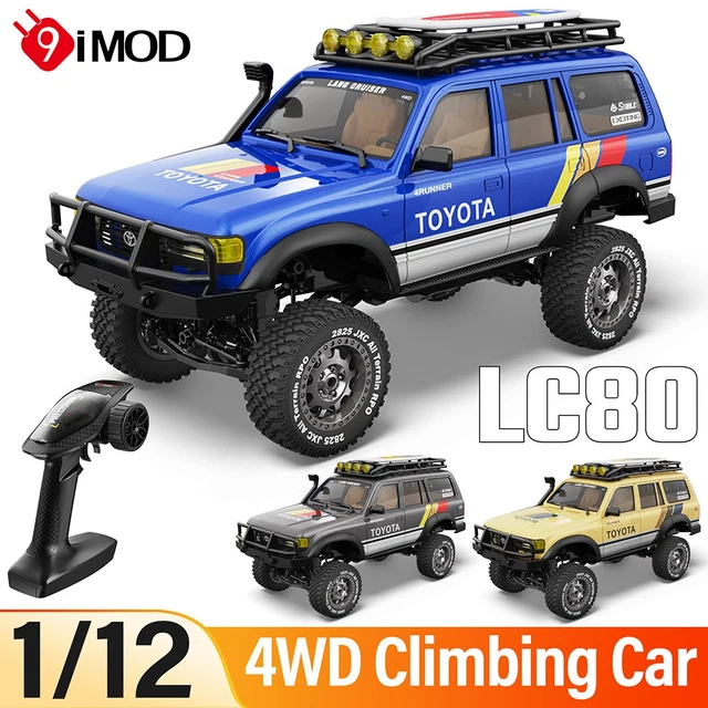 9IMOD 1/12 RC Car 4WD Crawler Car 9km/h 1100mAh Battery LC80 2.4GHz ...