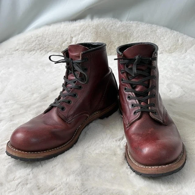 RED WING BECKMAN 9011 Black Cherry Featherstone Leather Boots 25.5cm ...