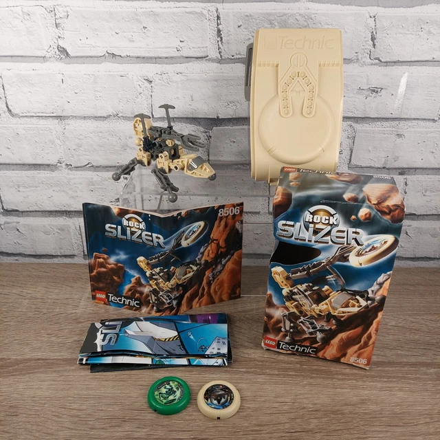 LEGO ROCK SLIZER 8506 Technic Throwbot 1999 vintage manuale scatola ...