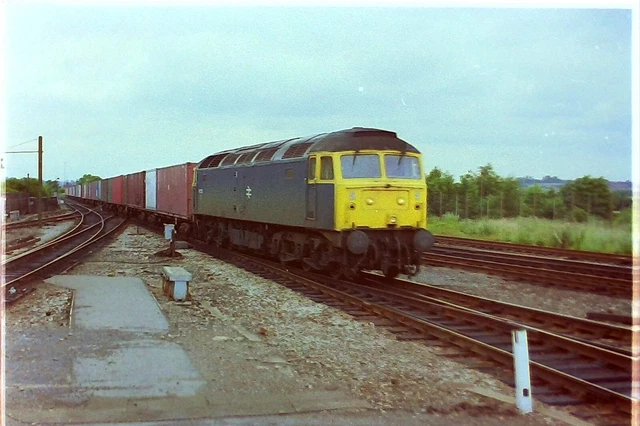 35MM RAILWAY COLOUR Negative Class 47 355 at Derby 09.07.88 £1.95 ...