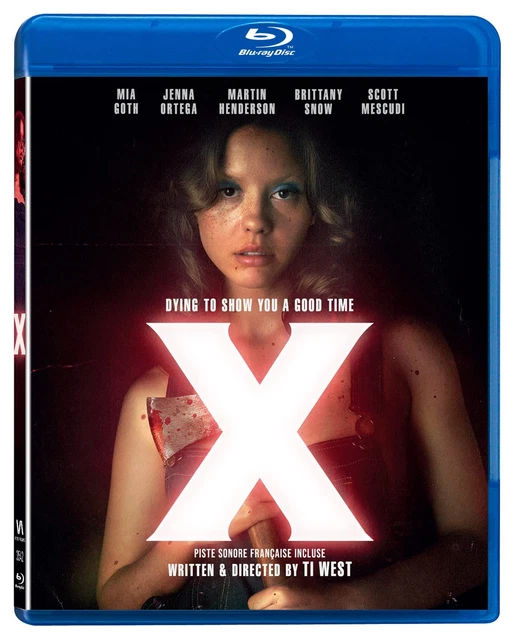 BLU RAY X (Mia Goth, Jenna Ortega, Ti West) NEUF EUR 14,95 - PicClick FR