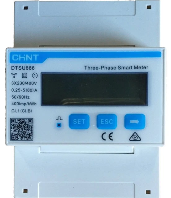 CHINT DTSU666 SMART Meter RS485 Modbus Energy Meter compteur rotatif ...