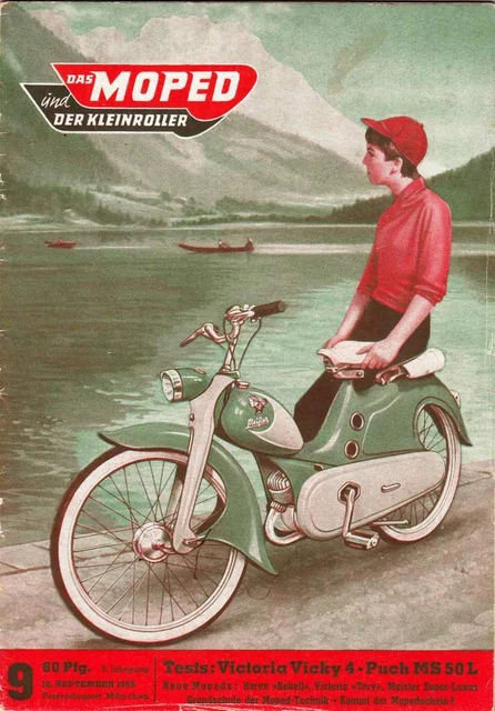 DAS MOPED 1956-9 * Test Victoriy Vicky 4 * Puch Moped MS 50 L * Horex ...