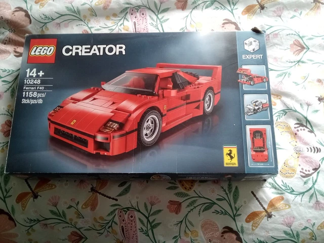 LEGO CREATOR EXPERT, Ferrari F40, 10248. Box And Instructions Included ...