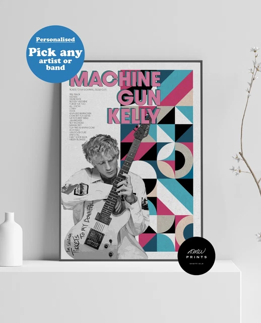 MACHINE GUN KELLY Album - Digital art and illustration Poster - A3 A4 ...