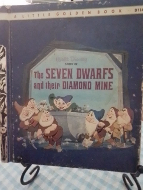 DISNEY'S STORY OF SEVEN DWARFS AND THEIR DIAMOND MINE Little Golden ...