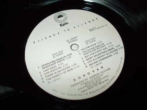 DONOVAN ESSENCE TO Essence Epic Record LP $14.99 - PicClick CA