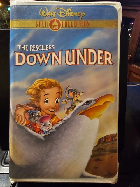 THE RESCUERS DOWN Under (VHS, 2000, Gold Collection Edition) $6.86 ...