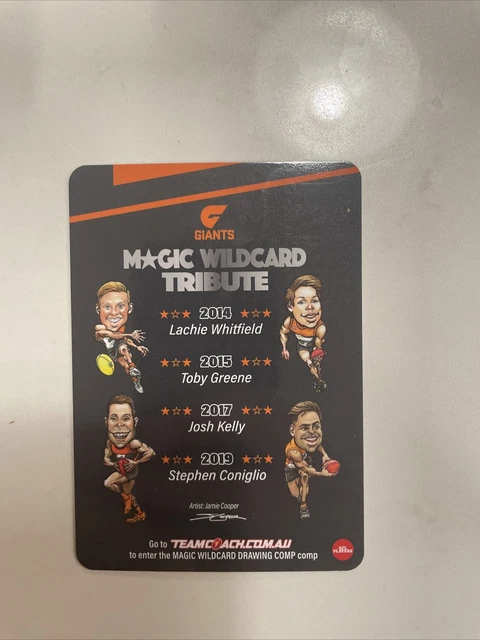 TEAMCOACH GWS GIANTS magic Wild Tribute 2024 $20.00 - PicClick AU