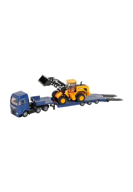 SIKU MAN LKW MIT JCB RADLADER + TIEFLADER "SUPER SERIE MODELL 1:87" NEU OVP 1790 EUR 28,79 ...