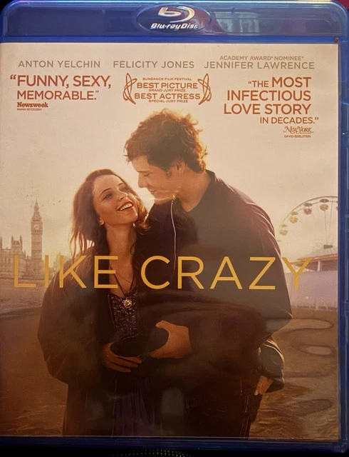 LIKE CRAZY (BLU-RAY) Anton Yelchin Felicity Jones Jennifer Lawrence New ...