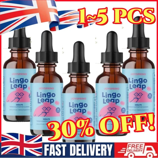 1-5X LINGO LEAP Children's Drops - Zeolite Detox for Speech Delays ...