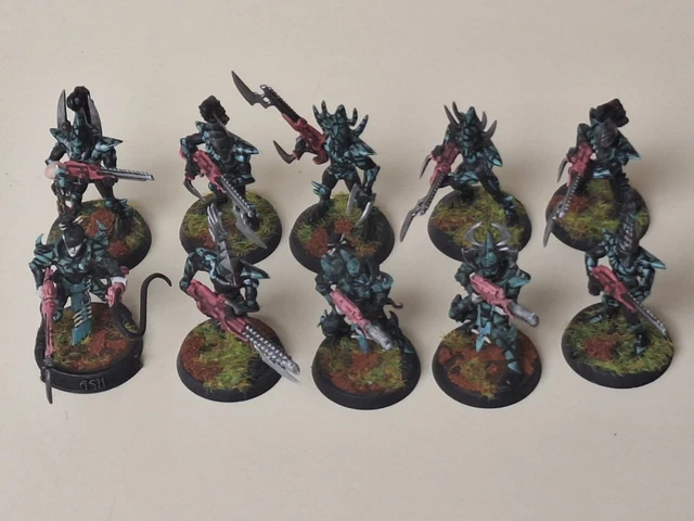 WARHAMMER 40K DRUKHARI Kabalite Warriors Well Painted Some Oop Squad ...