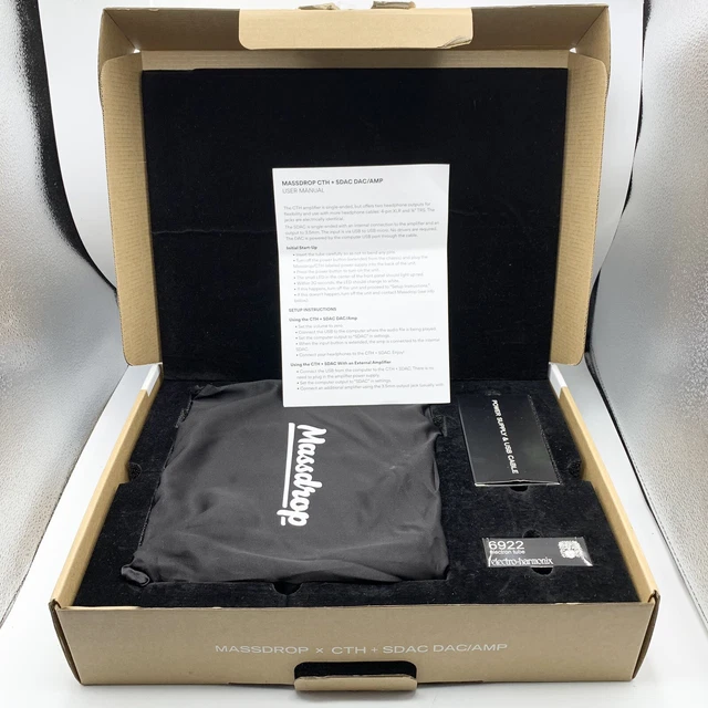 MASSDROP X ALEX Cavalli Tube Hybrid Amplifier CTH + SDAC (MDX-15803-1 ...