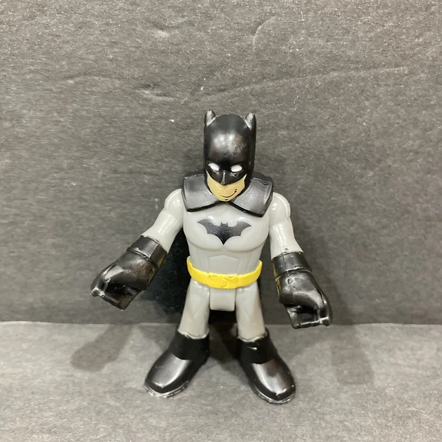BATMAN POSABLE FIGURE Imaginext Fisher Price DC Super Friends 3” Action ...