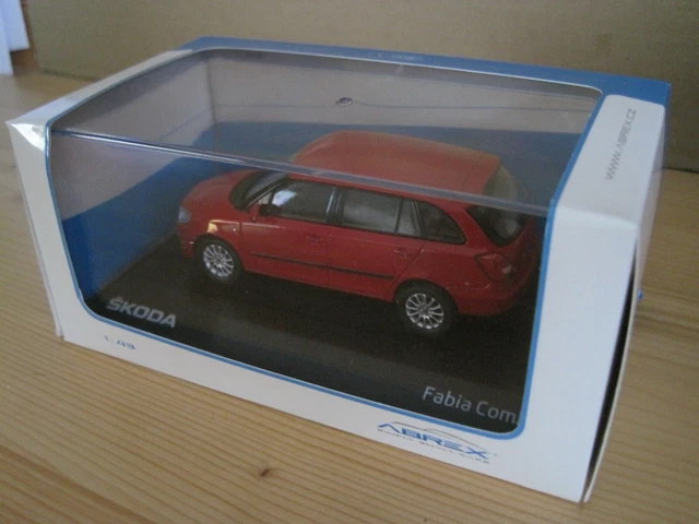 ABREX SKODA FABIA 2 FACELIFT ESTATE/COMBI in CORRIDA ROSSO 1/43 ...