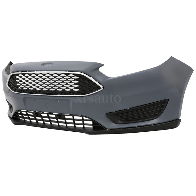 FRONT BUMPER W/ Grill Grille Fog Light Cover For Ford Focus 2015 2016 ...