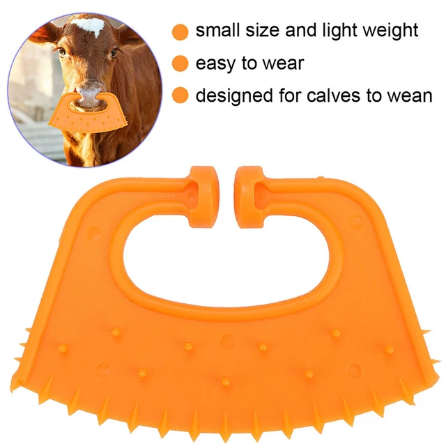 10 PCS PLASTIC Thorn Anti Sucking Cow Calf Cattle Farm Feed Weaner ...